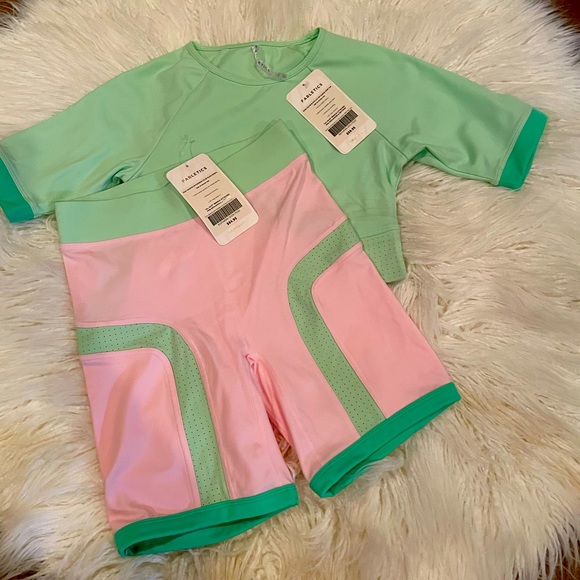 Fabletics | Shorts | Fabletics Color Block Outfit Sz Xs | Poshmark